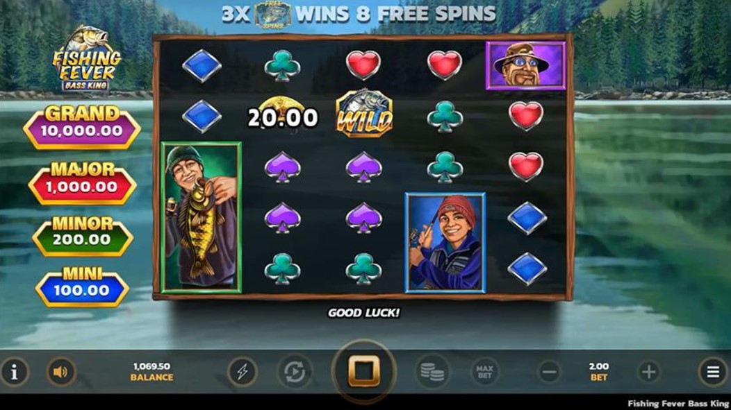 Catch Big Wins with Fishing Fever Bass King Slot Game